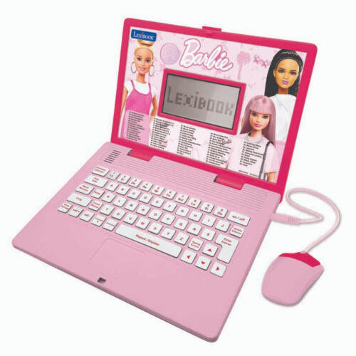 Lexibook Barbie Bilingual Educational Laptop with 124 Activites on OnBuy