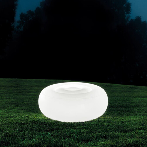 Intex LED Ottoman Inflatable Pool Float Outdoor Inflatable Footstool ...