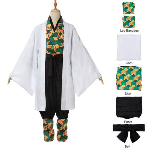 (Sabito Costume, 2XL) Kimetsu Demon Slayer No Yaiba Sabito Cosplay ...