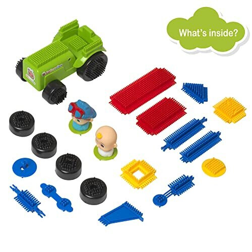 John Adams | Fun Bricks CoComelon Tractor Set: Build and play ...