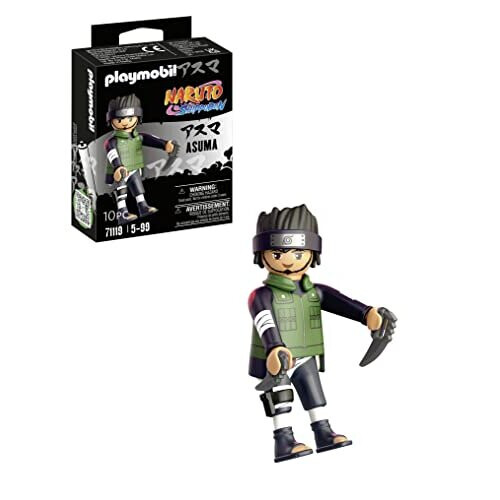 Playmobil 71119 Naruto: Asuma Figure Set, Naruto Shippuden anime ...
