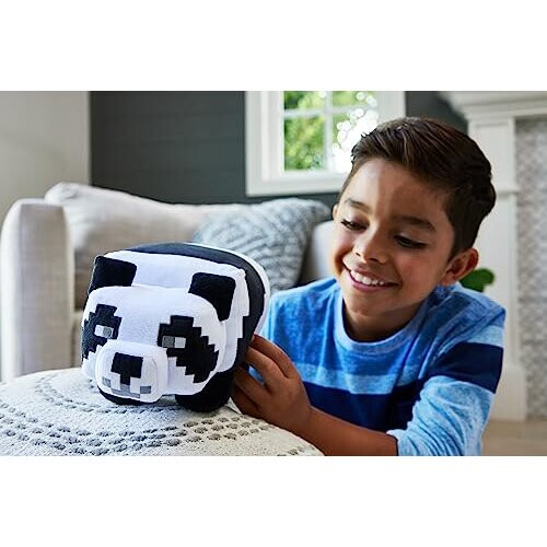 Minecraft Basic Panda Plush, Video-Game Character Soft Doll ...