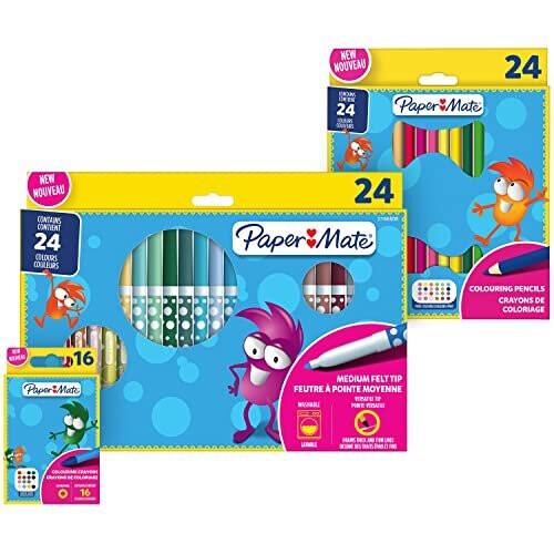 Paper Mate Colouring Pencils, Colouring Pens & Crayons | Great for Kids ...