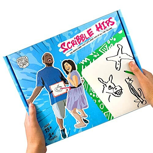 Scribble Hips: Hilarious Drawing Party Game - Indoor or Outdoor Games ...