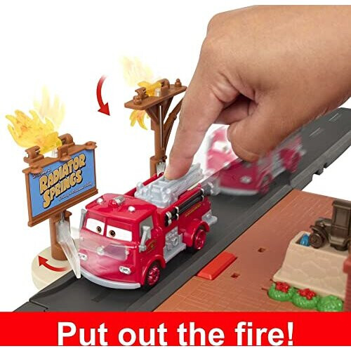 Lag3 ?Disney and Pixars Cars Toys, Reds Fire Station Playset with Toy ...