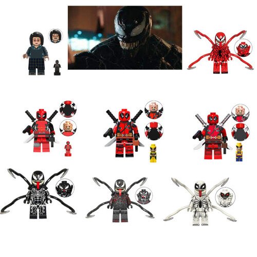 Building Blocks Toy Venom Deadpool Mini Figure Bag Present Children on ...