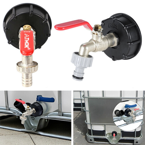 1/2 water tank valve adapter IBC Verbindungsset for rainwater tank on OnBuy