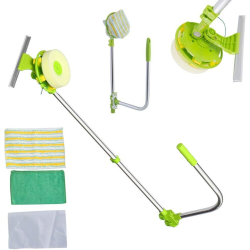 U-Type Telescopic High Rise Window Cleaner Glass Dust Cleaning ...