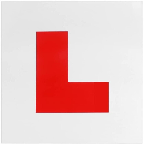 2x L Plate Car Learner Sticker Self Adhesive Sign Sticker for Car on OnBuy