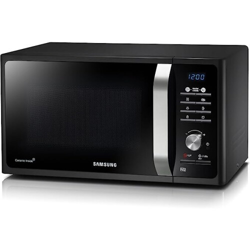 Samsung MS23F301TAK Solo Microwave, 800W, 23 Litre, Black on OnBuy