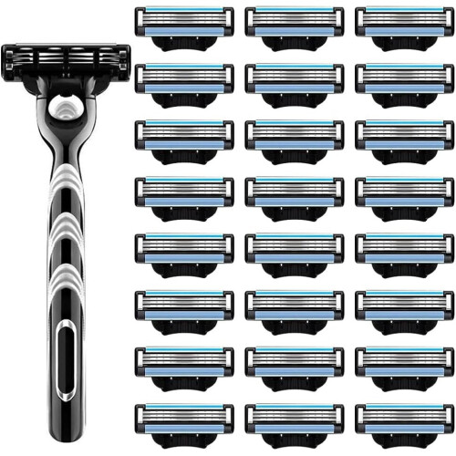 24PCS For Gillette Mach 3 Manual Razor Blades on OnBuy