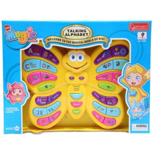 Kiki Magic Butterfly Talking Alphabet Musical Learning Toy with Objects ...