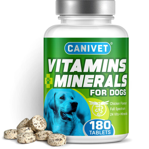 CANIVET Multivitamins for Dogs - 24 Essential Daily Vitamins & Minerals ...