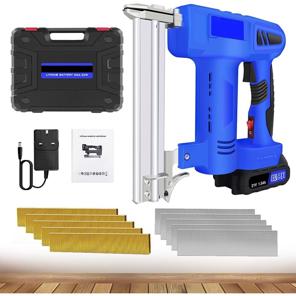 Staple Gun Cordless , NEU MASTER 2 In 1 Electric Brad Nailer Cordless ...