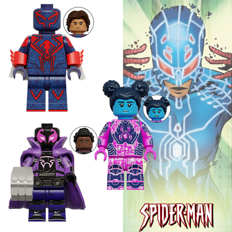 Building Blocks 2099 Prowler Spider Byte Assembled Puzzle Toy Fan Gift ...