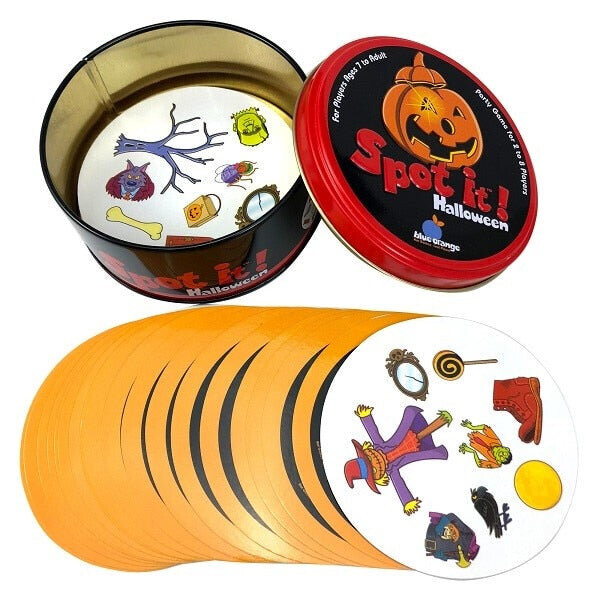 (G) 8+ Dobble spot it cards game with animals, alphabets and numbers on ...