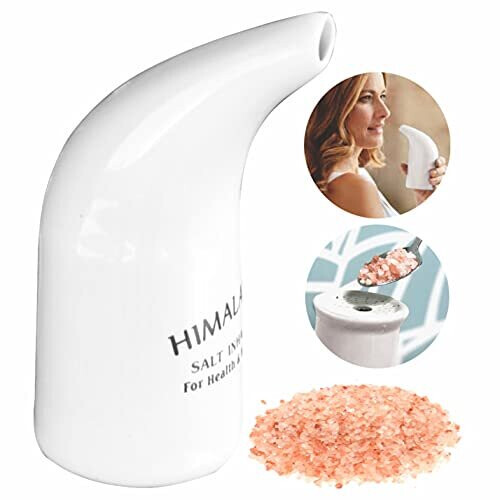 Health Original Himalayan Salt Inhaler Pipe Ceramic Filled with 100% ...