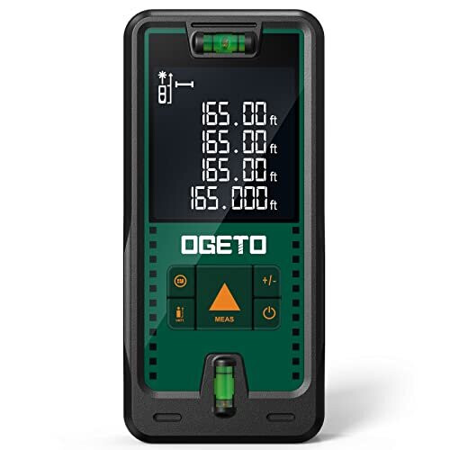 Laser Measure Device 50M, OGETO Laser Distance Meter IP54 Portable ...