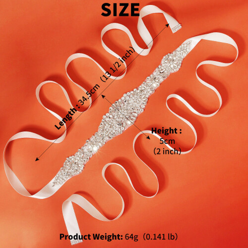 Bridal Belt Wedding Belts Sashes Crystal Belt Rhinestone Belt With ...