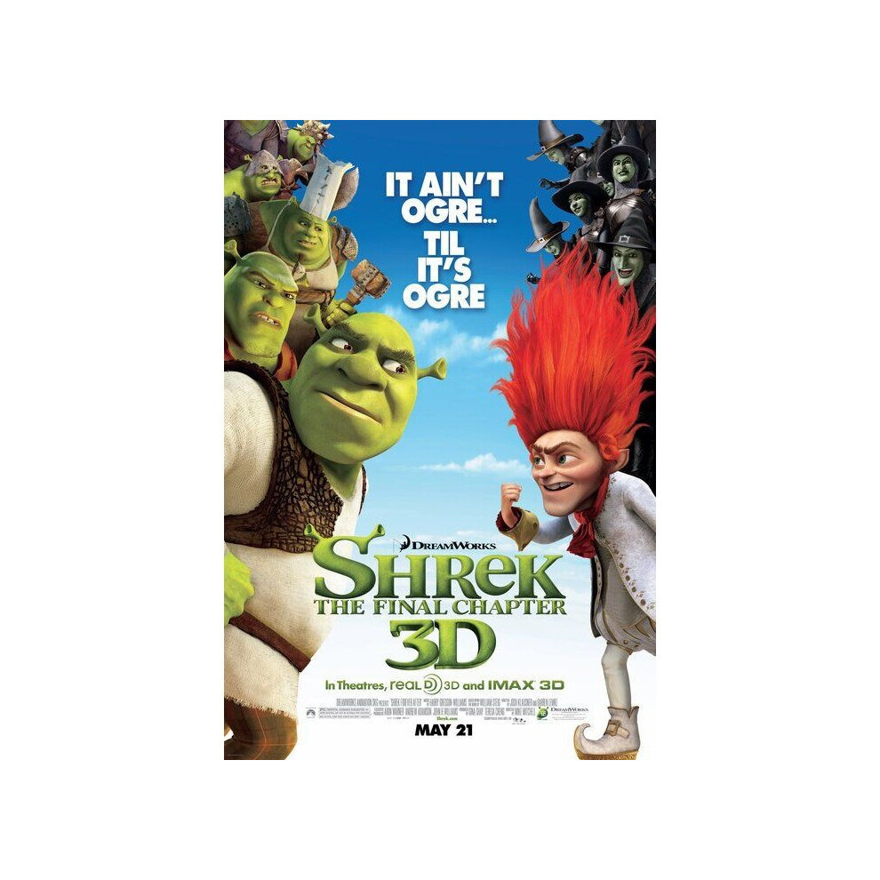 Shrek Forever After Poster - Shrek 4 (Mike Myers, Cameron Diaz, Eddie ...