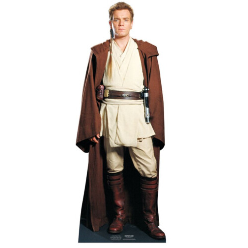 Obi Wan Kenobi - Star Wars Lifesize Cardboard Cutout / Standee (Ewan ...
