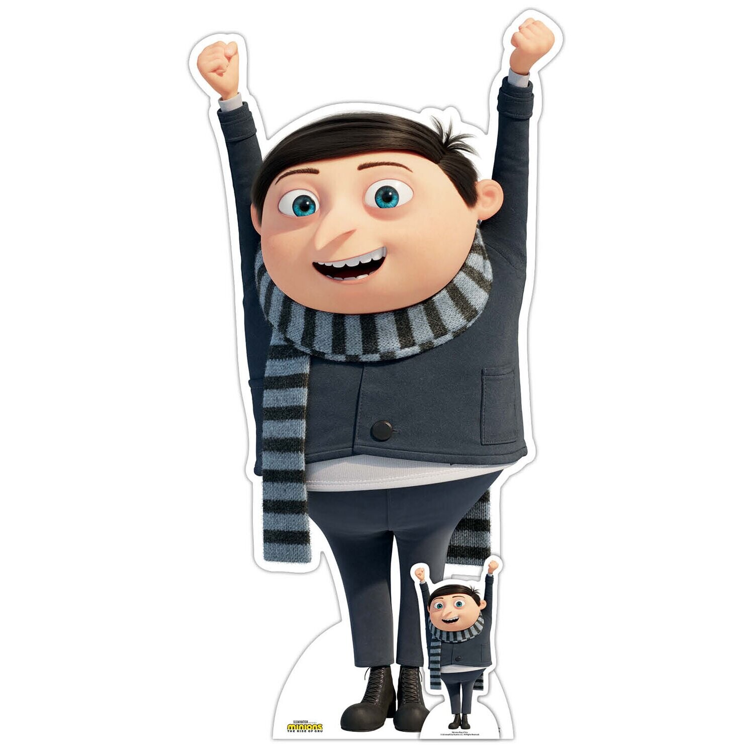 Young Gru Cardboard Cutout Official Minions: The Rise of Gru Standee on ...