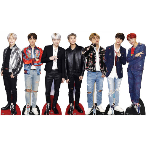 BTS Bangtan Boys Cardboard Cutout / Standee set of 7 on OnBuy