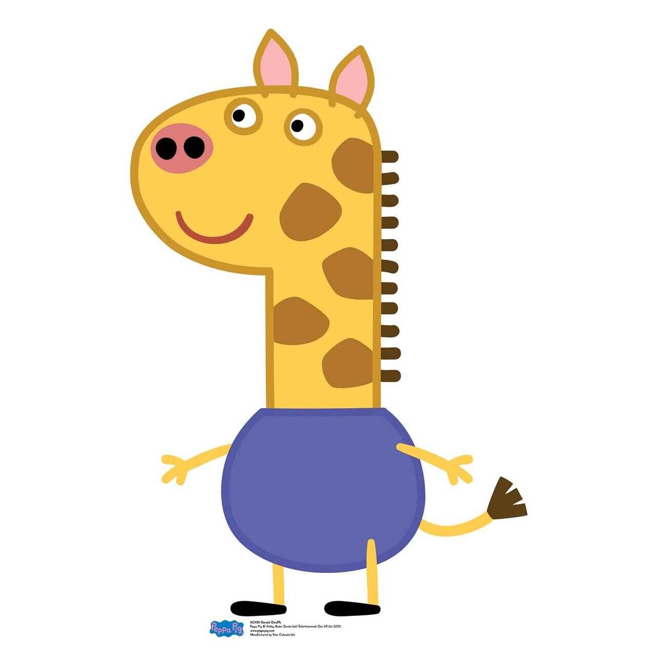 Gerald Giraffe from Peppa Pig Cardboard Cutout / Standee on OnBuy