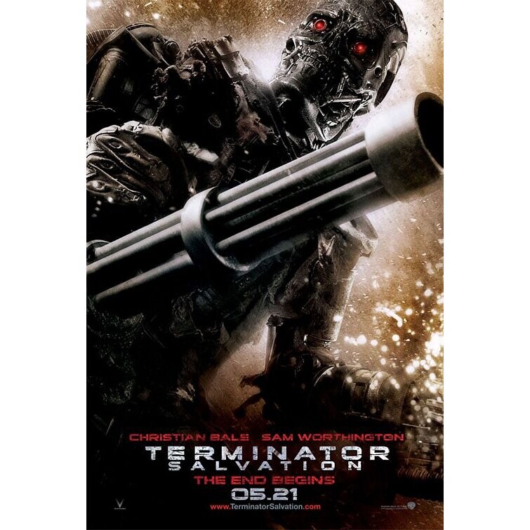 Terminator: Salvation Poster (Terminator 4) - T-600 Combat Endoskeleton ...