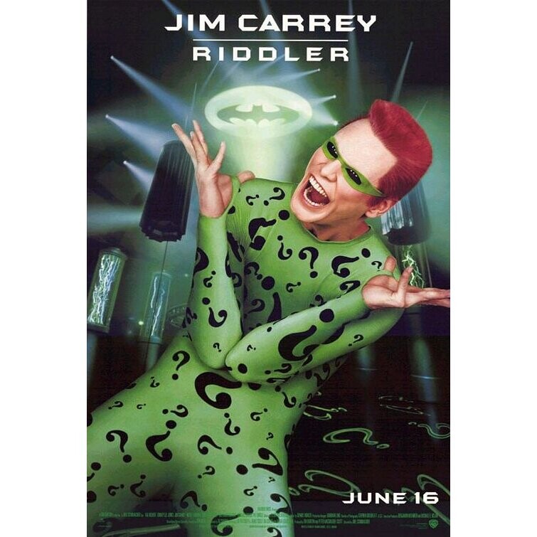 Batman Forever (Advance - Riddler) (1995) Original Cinema Poster on OnBuy