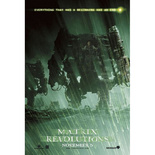 The Matrix Revolutions (Double Sided Style D) Original Cinema Poster on ...