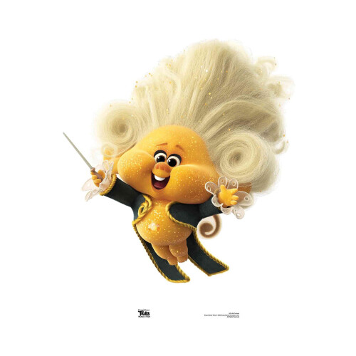 Trollzart Classical Troll Official Trolls World Tour Cardboard Cutout ...