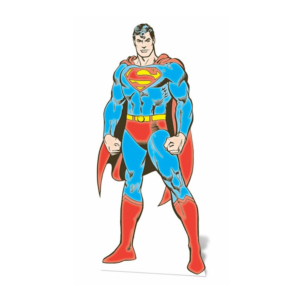 Superman Lifesize Cardboard Cutout / Standee - Classic DC Comics Style ...
