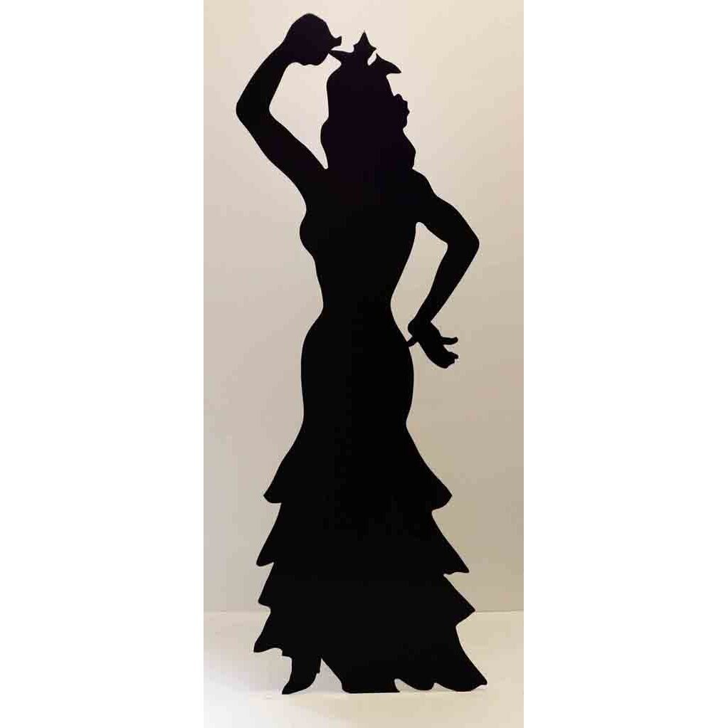 Flamenco Dancer (Silhouette) (Party Prop) - Lifesize Cardboard Cutout ...