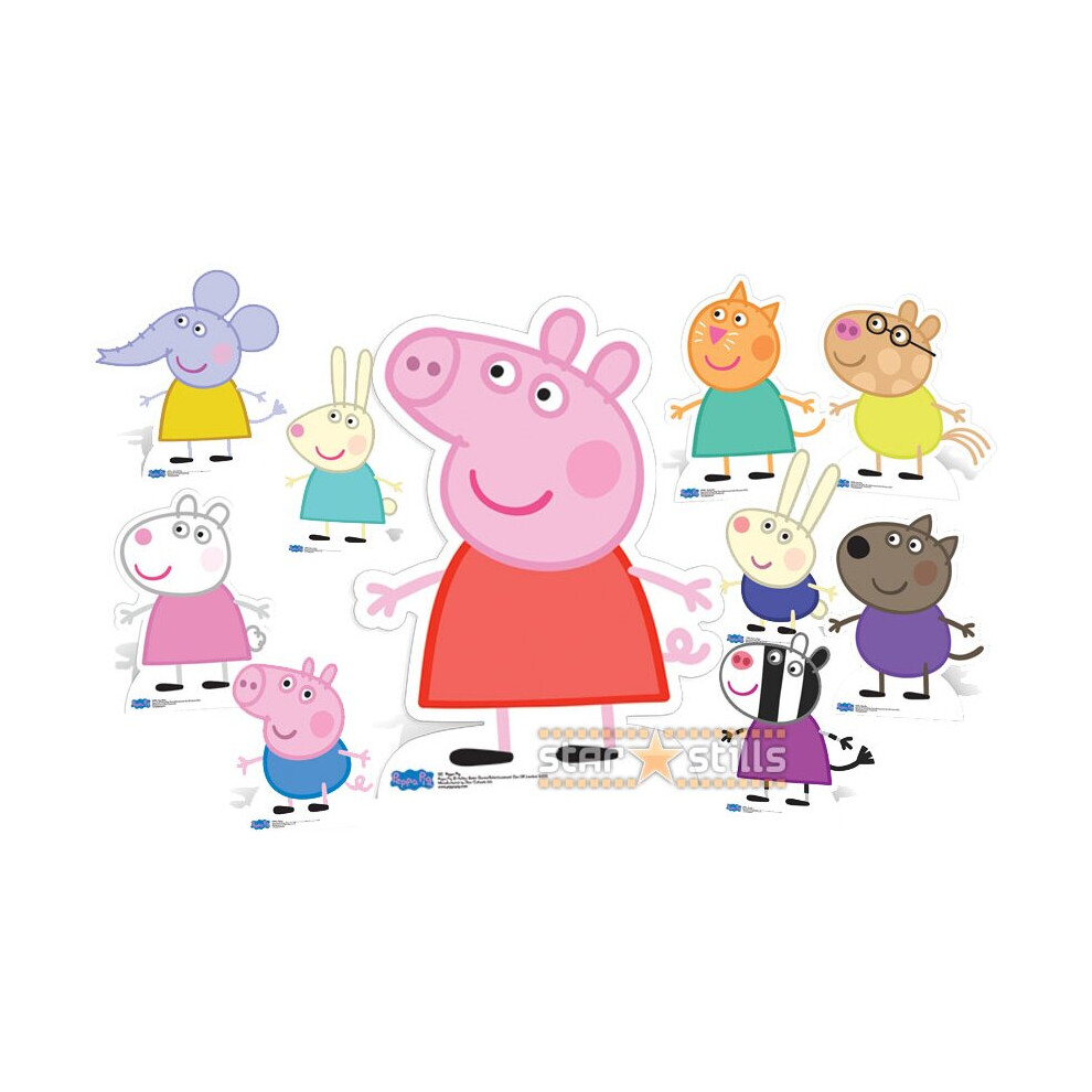 Peppa Pig and Friends Lifesize Cardboard Cutout / Standee Collection on ...