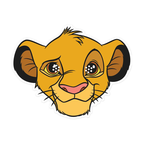 Simba from The Lion King Official Disney 2D Card Party Mask on OnBuy