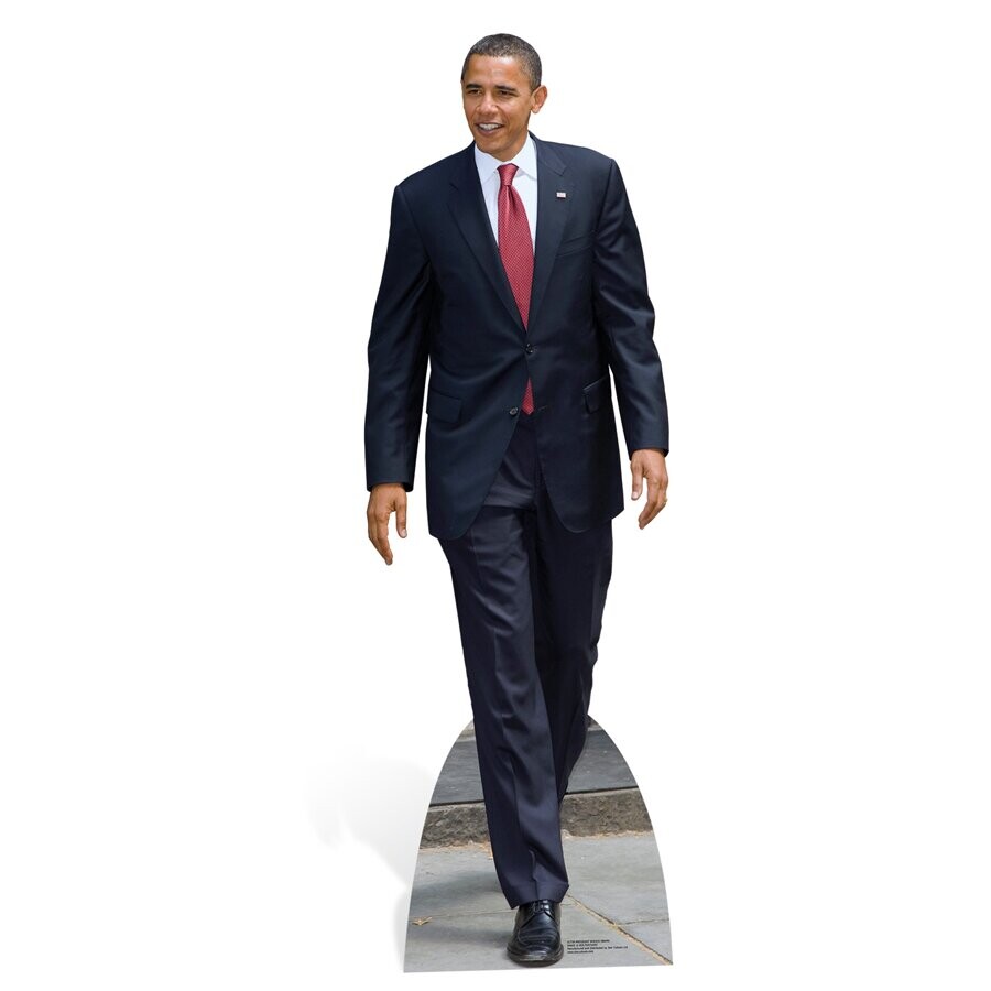 President Barack Obama - Lifesize Cardboard Cutout / Standee on OnBuy