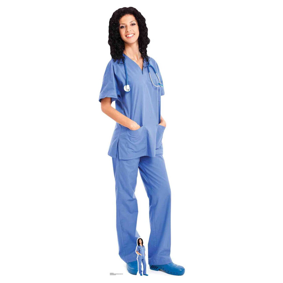 Doctor Nurse Health Worker Female Lifesize Cardboard Cutout / Standee ...