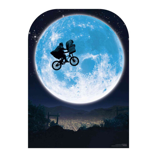 ET Full Moon Cycle Flight Scene Setter Cardboard Cutout on OnBuy