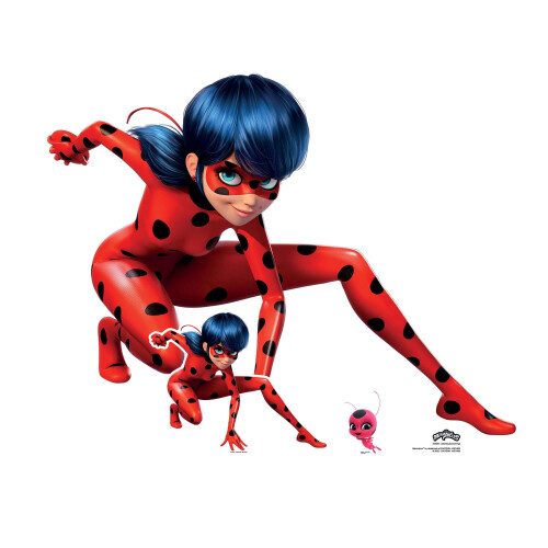 Ladybug Crouching from Miraculous Ladybug Lifesize Cardboard Cutout ...