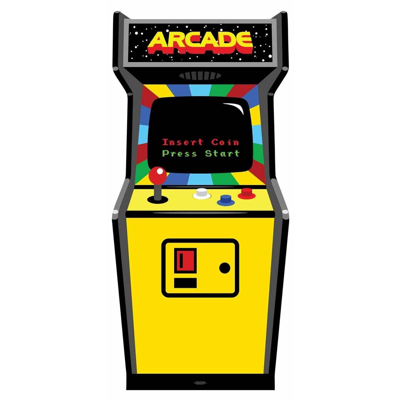1980s Colour Video Arcade Game Cardboard Cutout / Standee / Standup ...