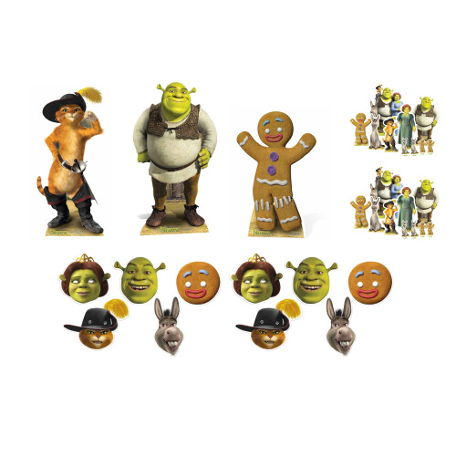 Shrek Mini Variety Cardboard Cutout Party Pack - 7 Piece on OnBuy