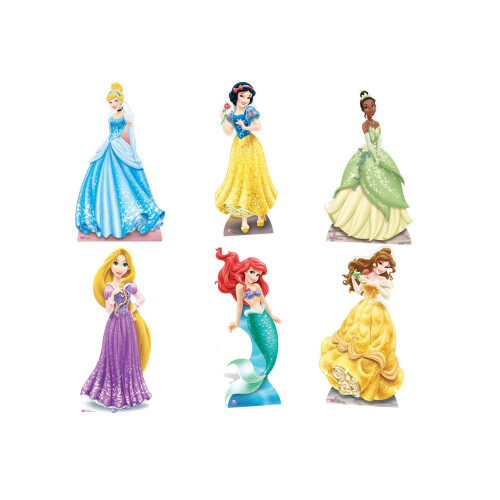 Disney Princess Official Lifesize Cardboard Cutouts - Set of 6 on OnBuy