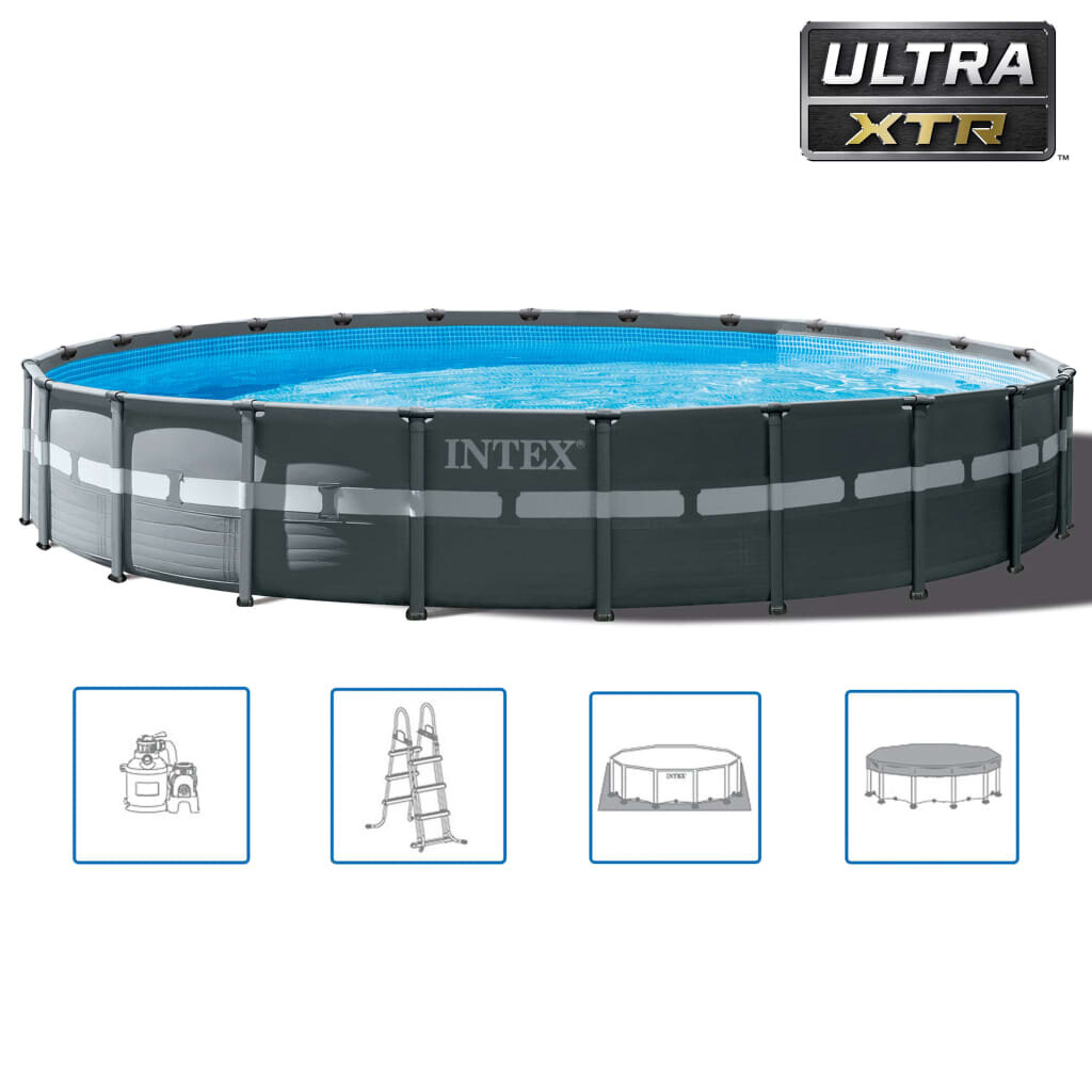 Intex Swimming Pool Set Frame Pool Lounge Pool Round Ultra XTR Frame ...