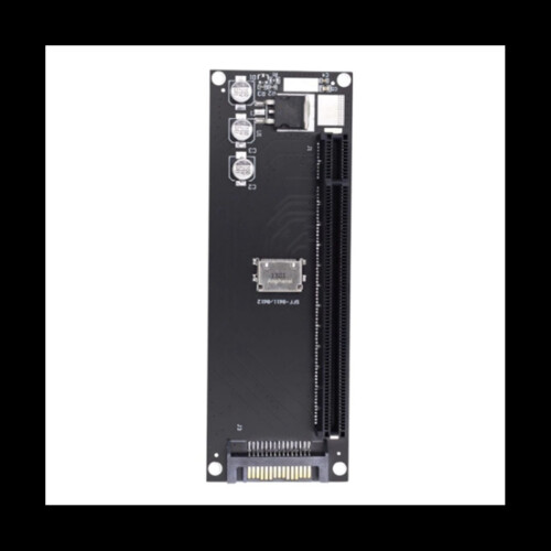PCIe to SFF-8611 Adapter,Oculink SFF-8611 to PCIe PCI-Express 16X 4X Adapter with SATA Power ...