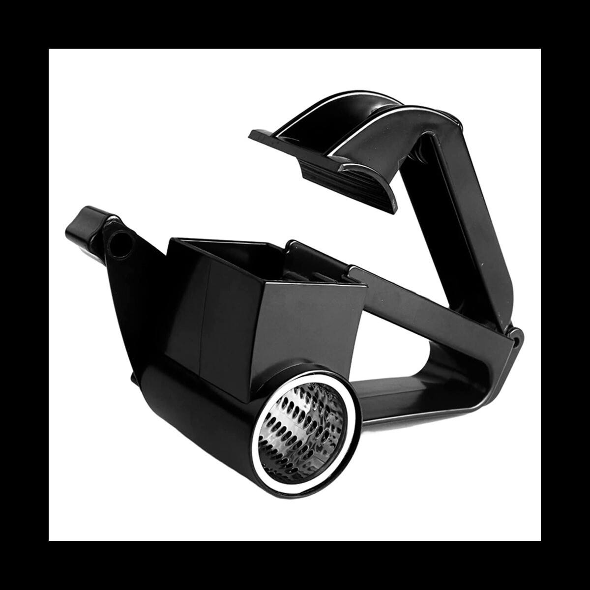 Rotary Cheese Grater Hand Shredder - Manual Hand Crank Handheld Cheese ...