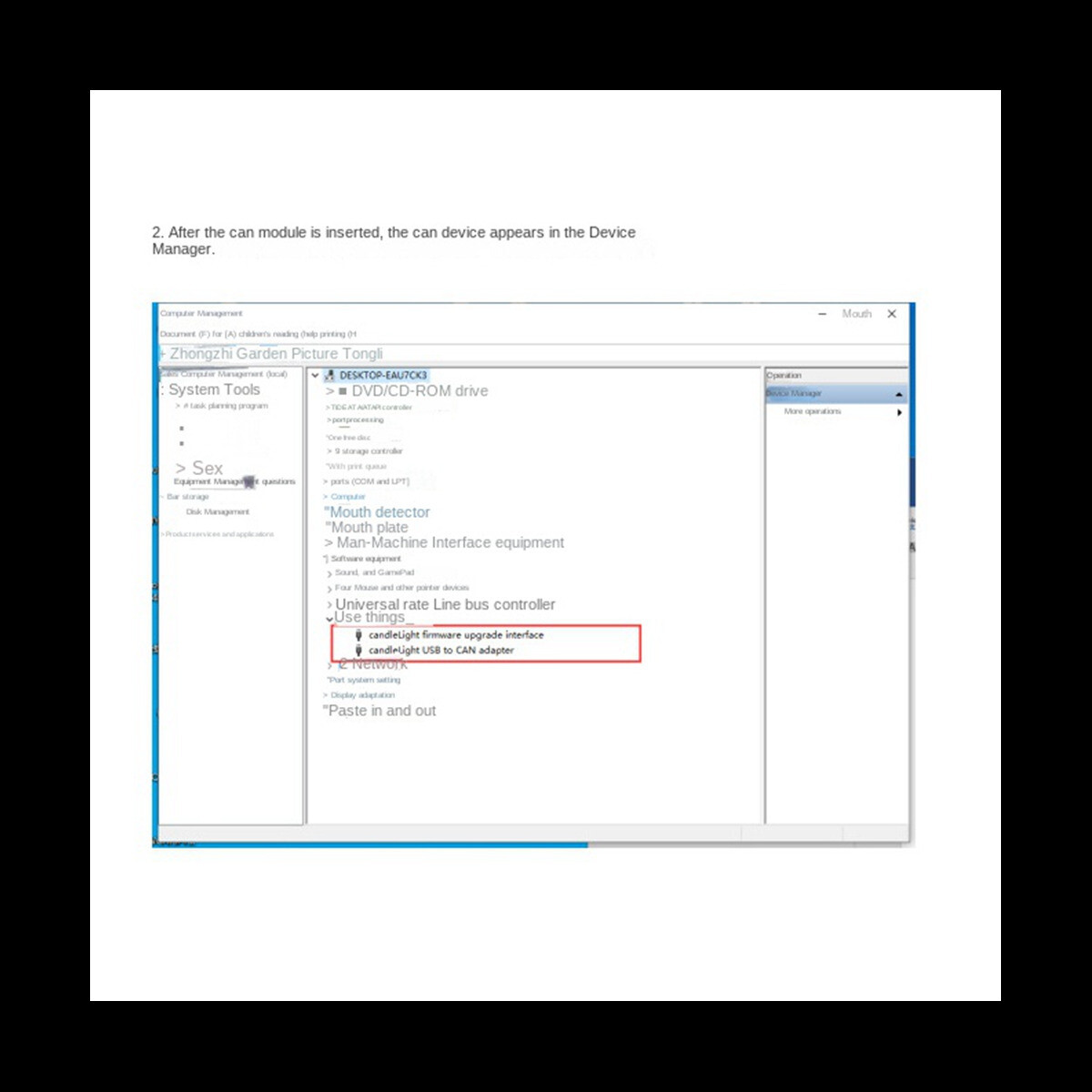 USB to Can Module CAN Bus Analyzer CAN Debug Adapter LED Indicator for Open Source Cangaroo CAN ...