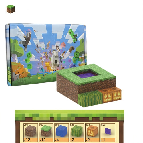 (32pcs) Minecraft Advent Calendar Christmas Halloween Countdown ...