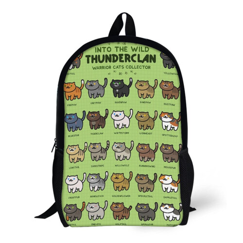 Backpacks Thunderclan Warrior Cats Collector 17inch School Bag on OnBuy