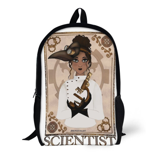 Backpacks Scientist (STEAMpunk Art) 17inch School Bag on OnBuy